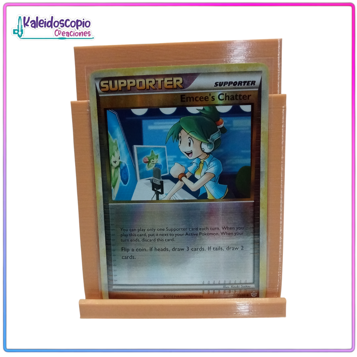 Emcee's Chatter Supporter - Carta Pokemon TCG – Kaleidoscopio Creaciones