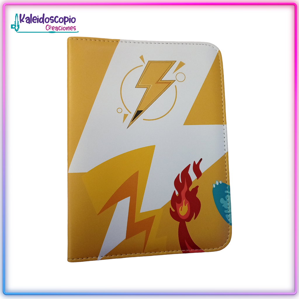 Carpeta Pokemon Diseño de Pikachu, Charmander y Squirtle - Carpeta Car ...