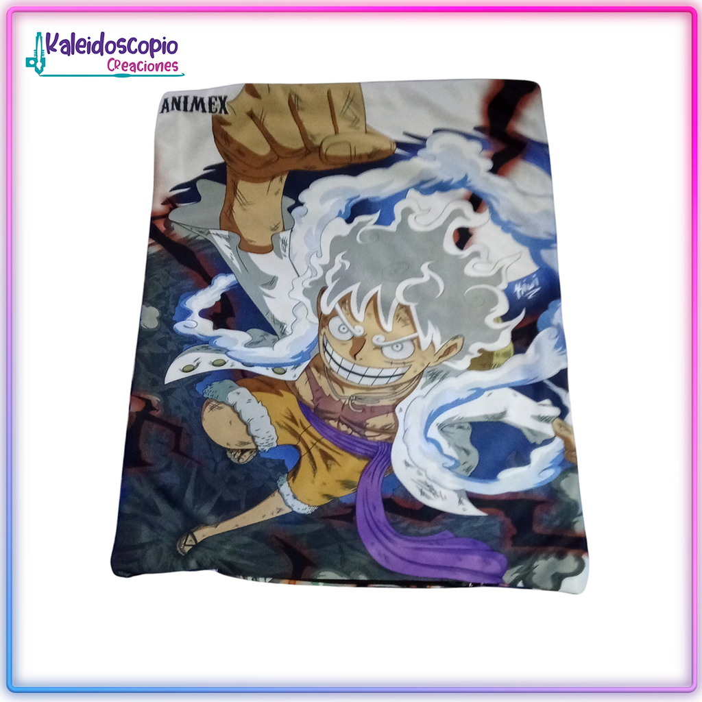 Mini Dakimakura Monkey D. Luffy Doble Vista – Kaleidoscopio Creaciones